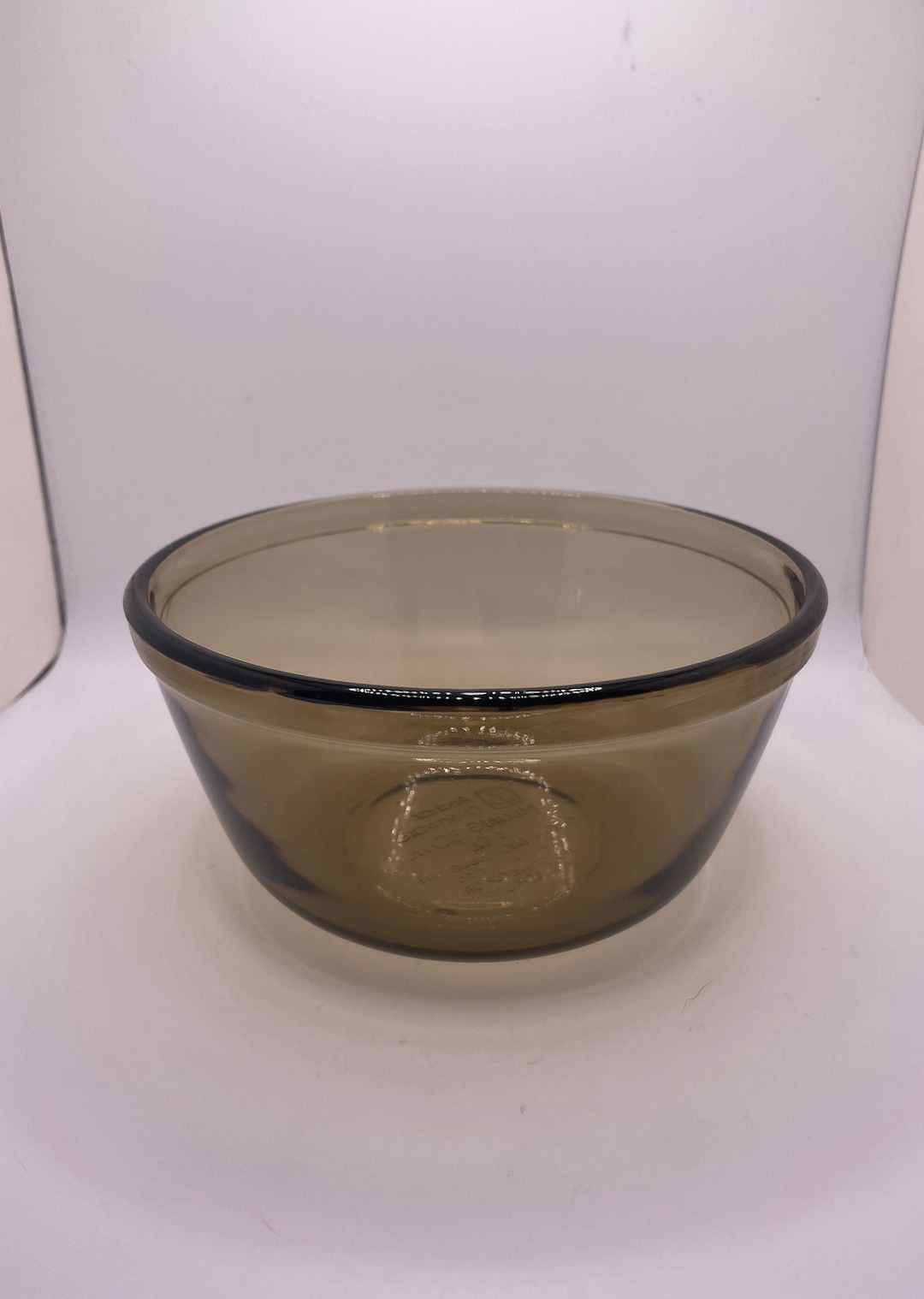 Vintage Anchor Hocking Amber Glass Mixing Bowl 1qt. - Etsy