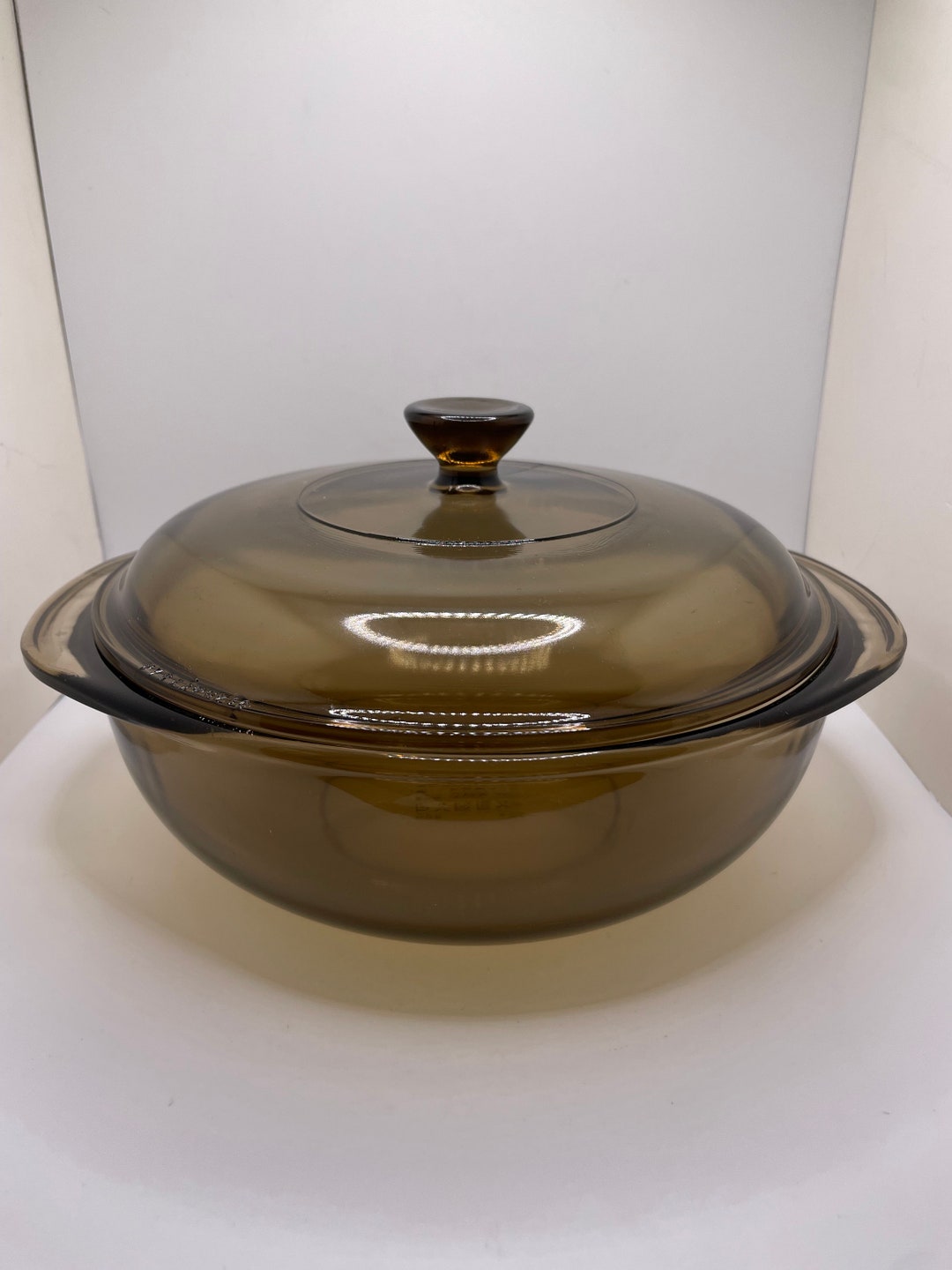 1970s PYREX Fireside 1.5qt Round Covered Casserole Dish With Lid - Etsy