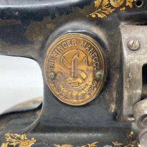 RARE 1897 Singer 25-1 Sewing Machine not in Working Condition - Etsy