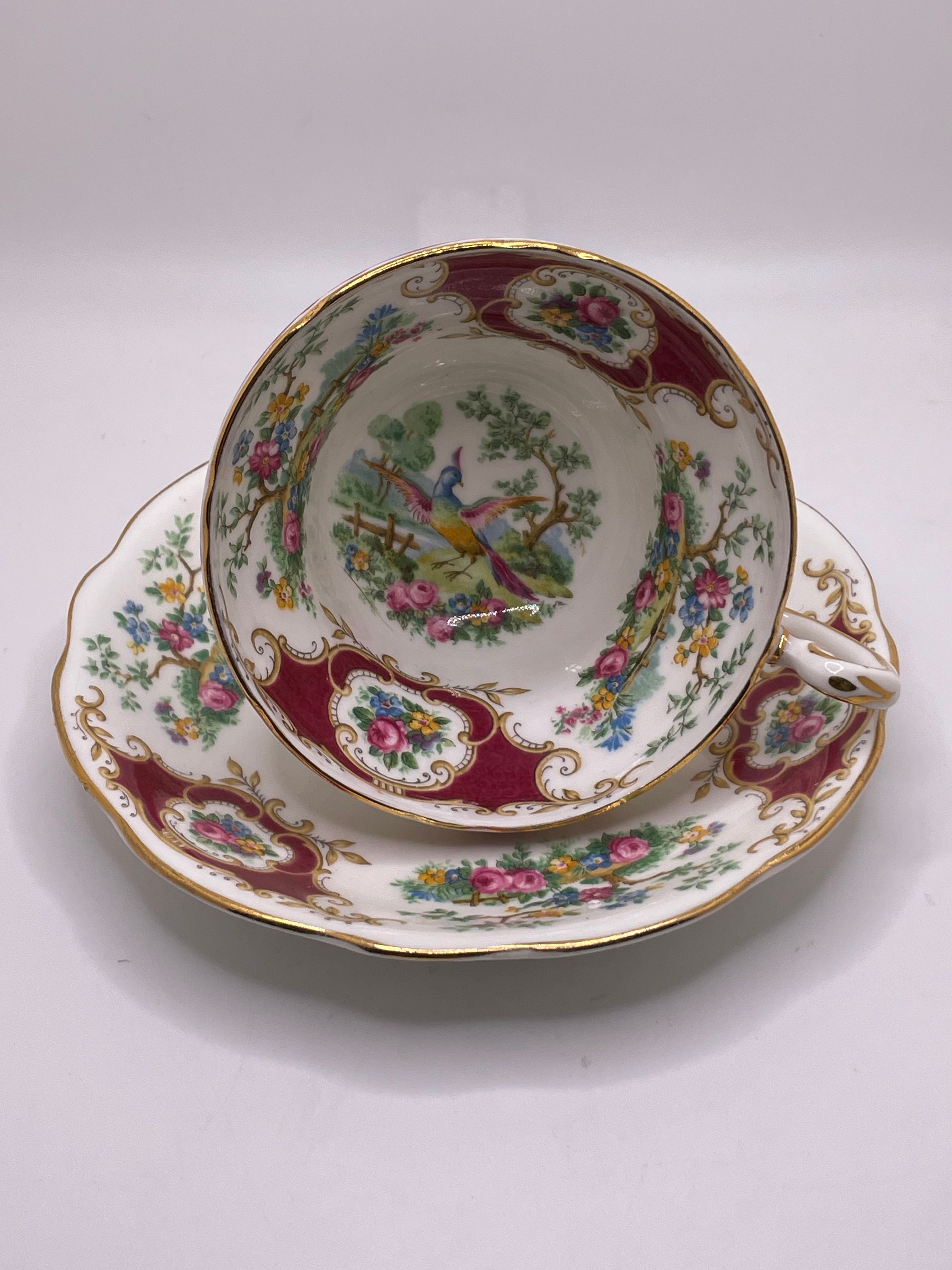 1950s EB Foley Bone China broadway Limited Edition Chelsea Bird Pattern ...