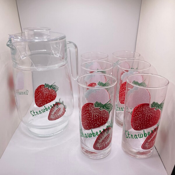 Strawberry Glasses - Etsy