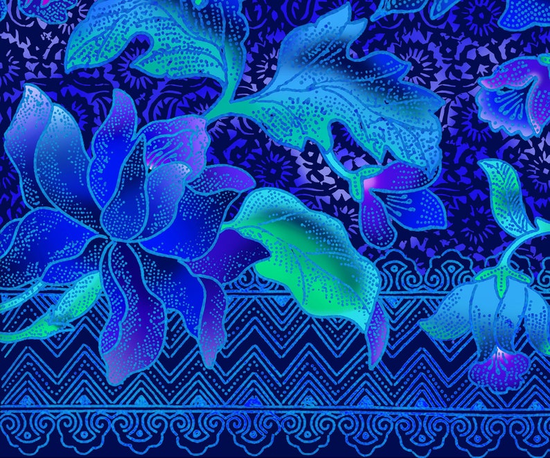 Giclée Print Beautiful Batiks Design #6727 Textile Art/design Prints ...