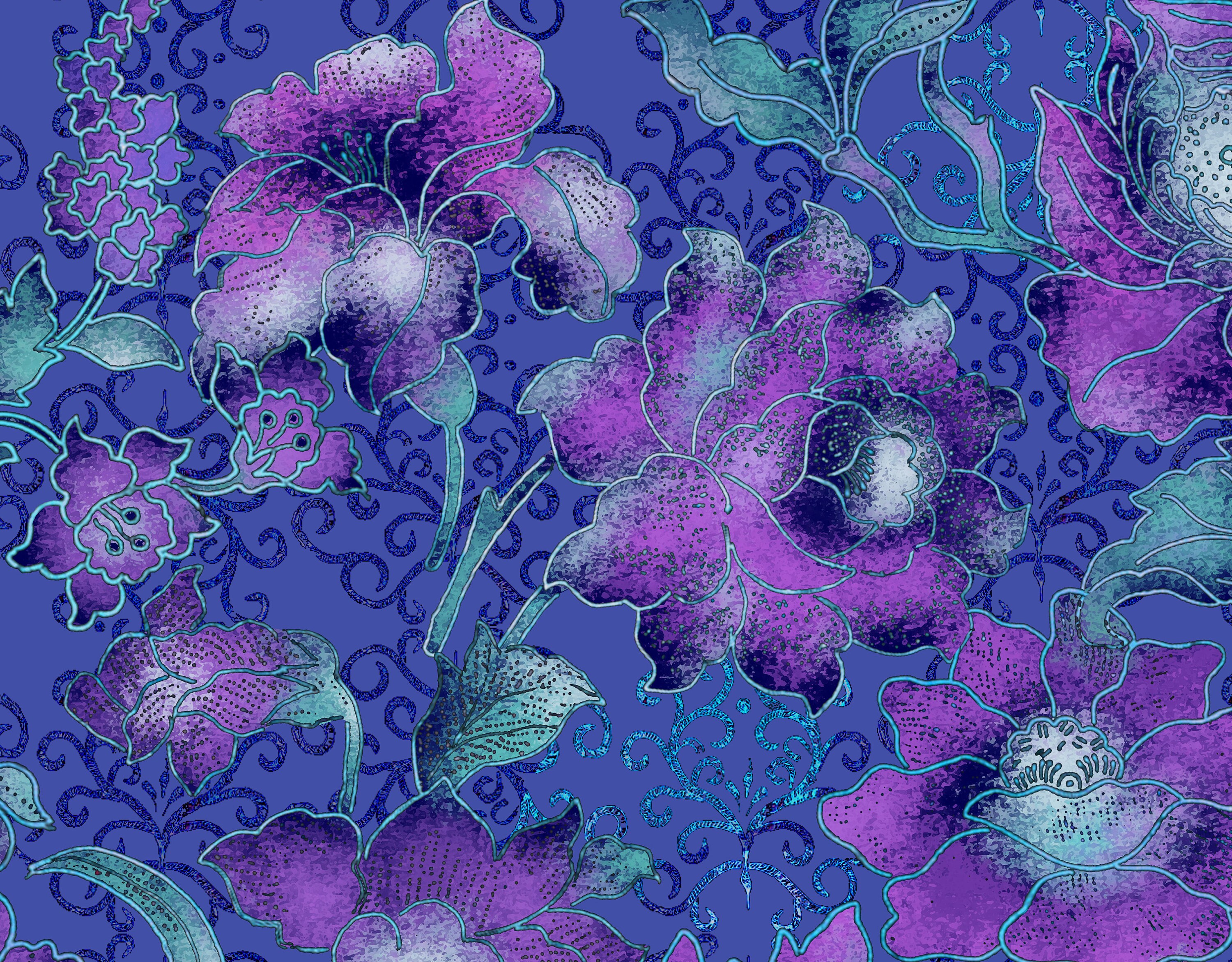 Giclée Print Beautiful Batiks Design #6716 Textile Art/design Prints ...