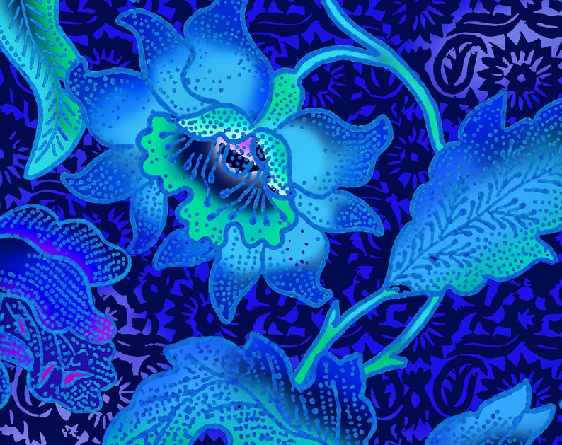 Giclée Print Beautiful Batiks Design #6727 Textile Art/design Prints ...
