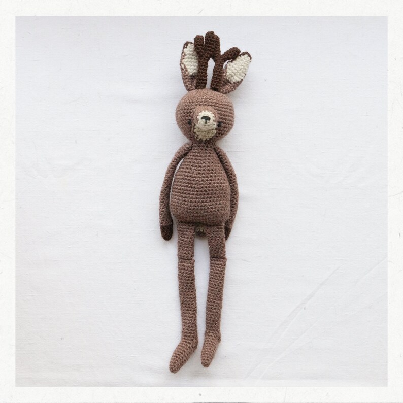 Deer Crochet Pattern Amigurumi Crochet Stuffed Animal Deer Crochet ...