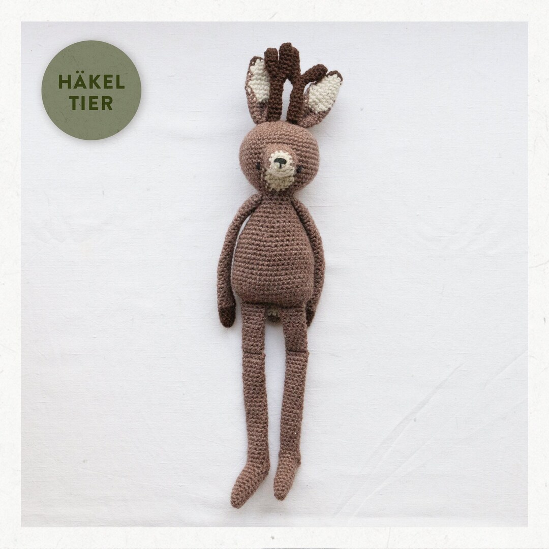Crochet Pattern Deer Handwork Plush Toy Amigurumi Little BEEP - Etsy