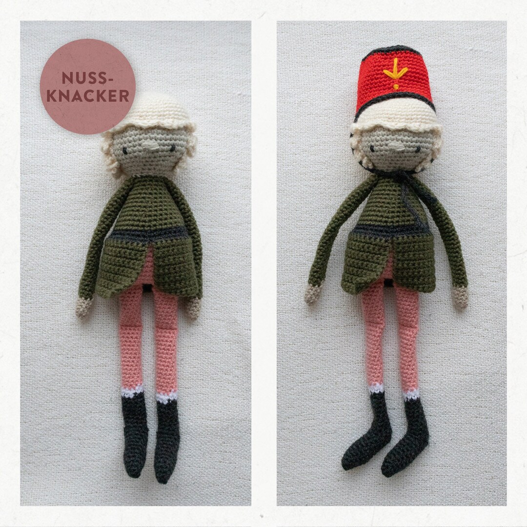 Crochet Pattern Nutcracker Christmas Handwork Plush - Etsy