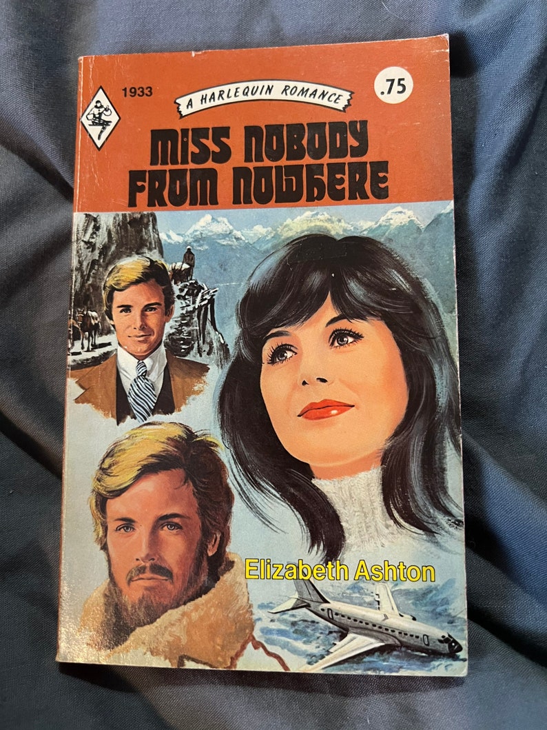 Miss Nobody From Nowhere, Elizabeth Ashton Vintage Harlequin Romance ...