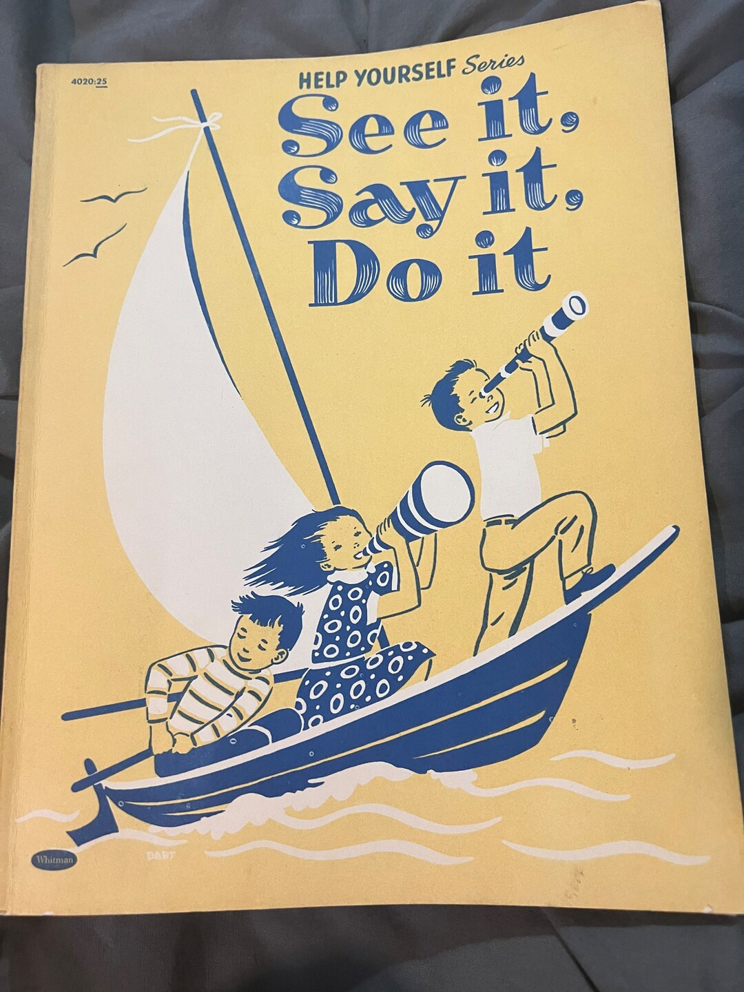See It Say It Do It, Help Yourself Series 1951 Childrens Work Book - Etsy