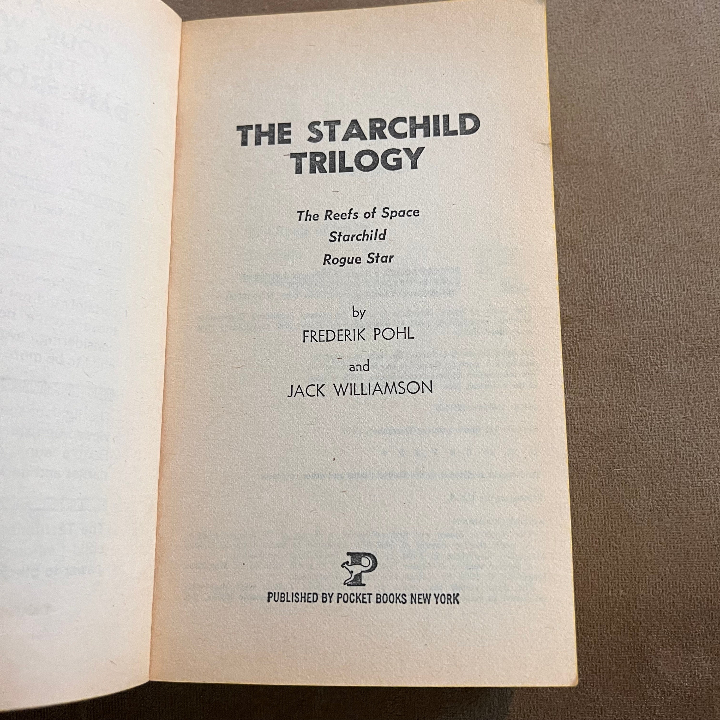 The Starchild Trilogy Frederik Pohl Jack Williamson 1977 - Etsy