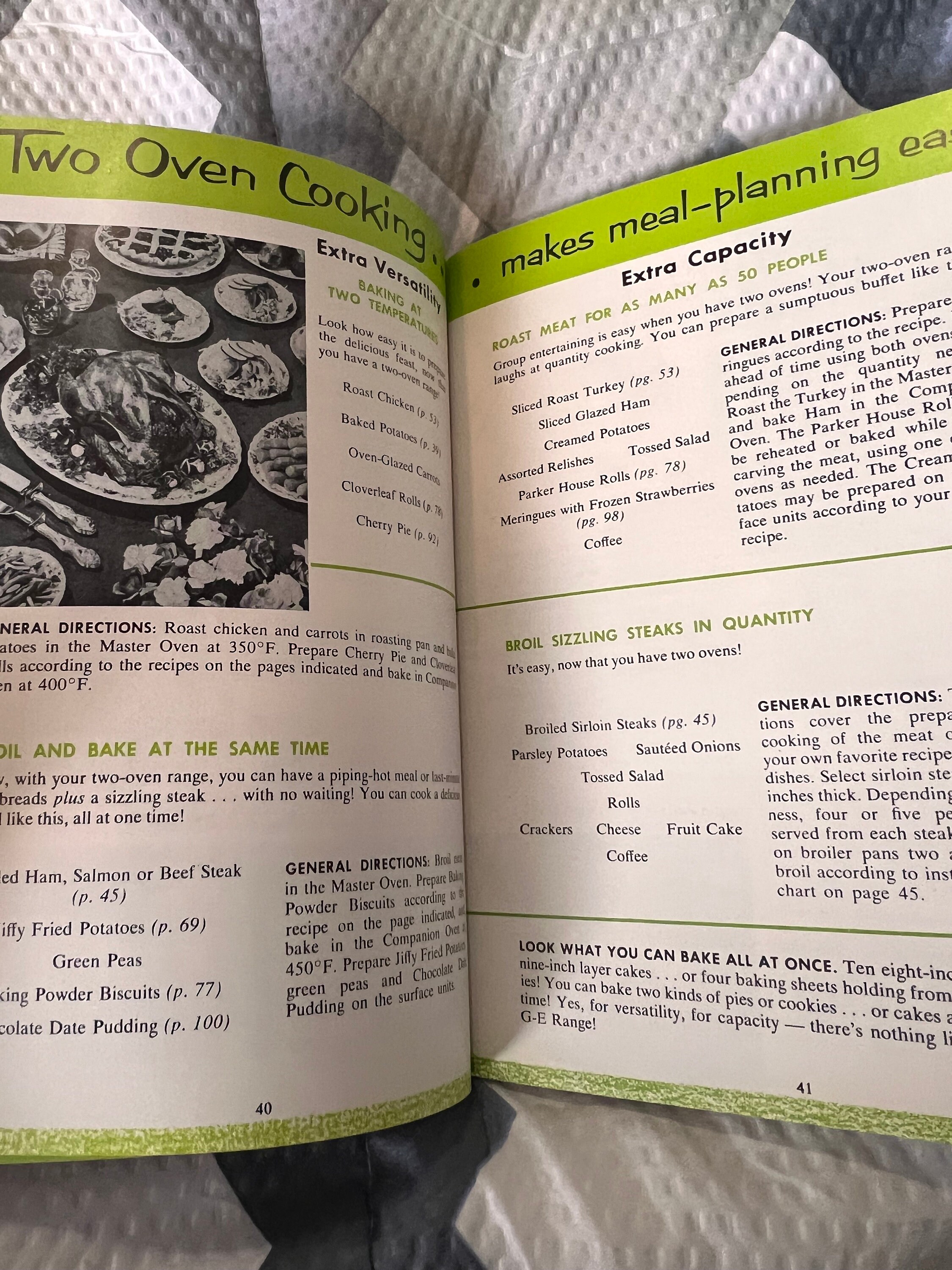 How to Enjoy Speed Cooking, Electric Range General Electric Vintage ...