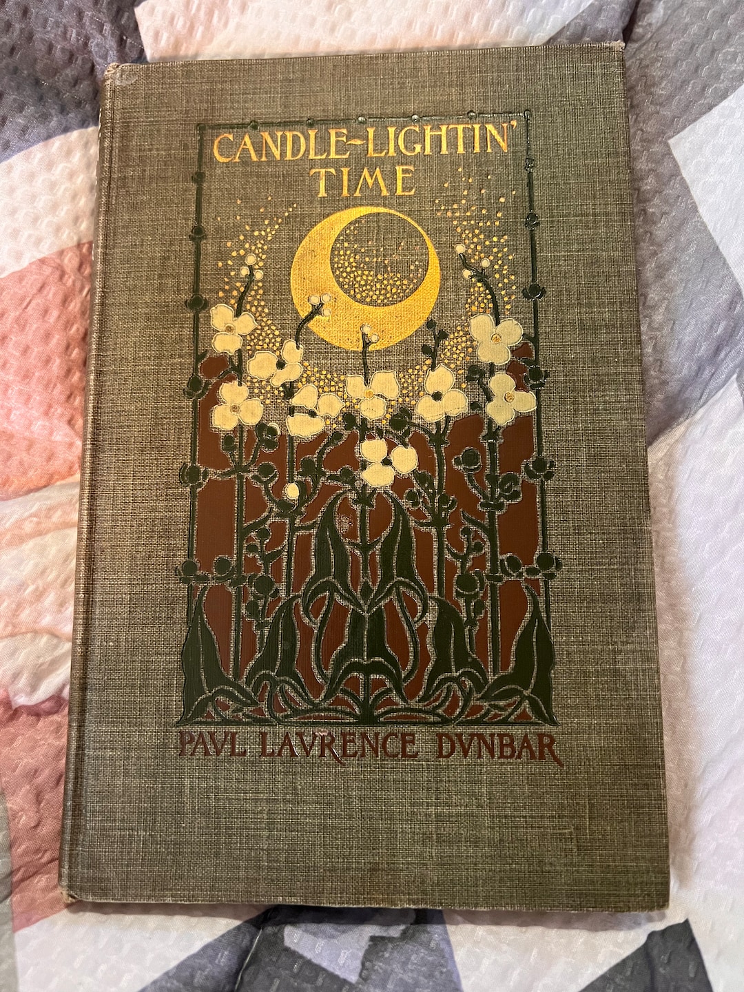 Candle-lightin' Time by Paul Dunbar 1901, Margaret Armstrong Binding ...