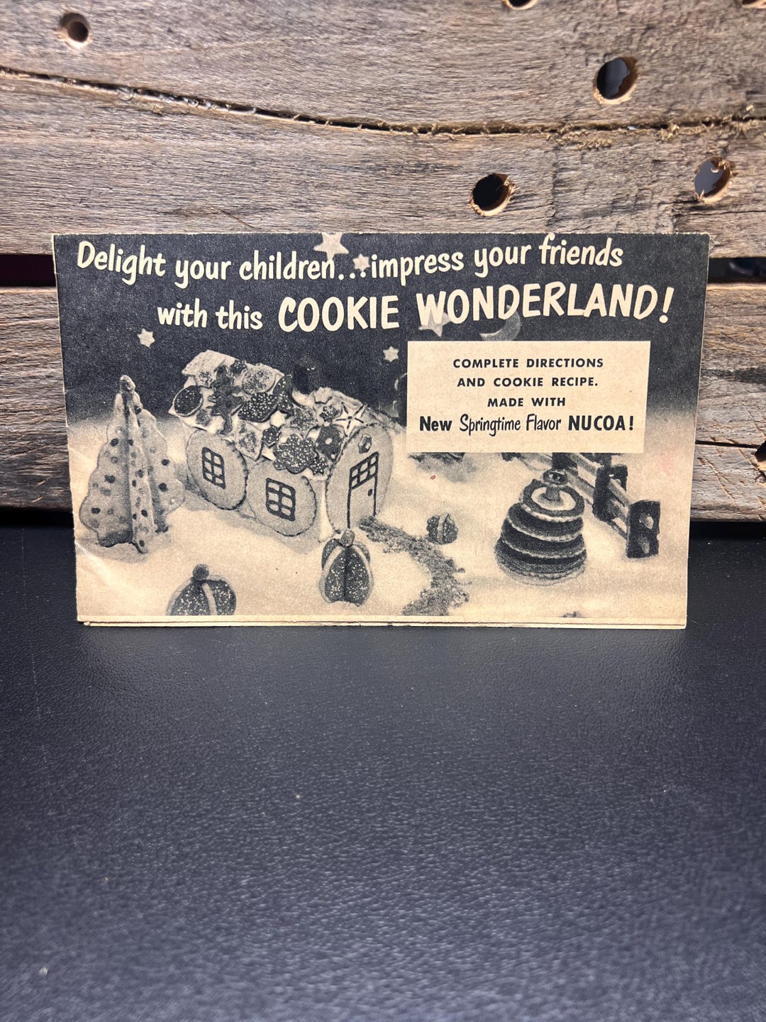 Nucoa Ephemera 1930's Cookie Recipe and Directions for a Cookie ...