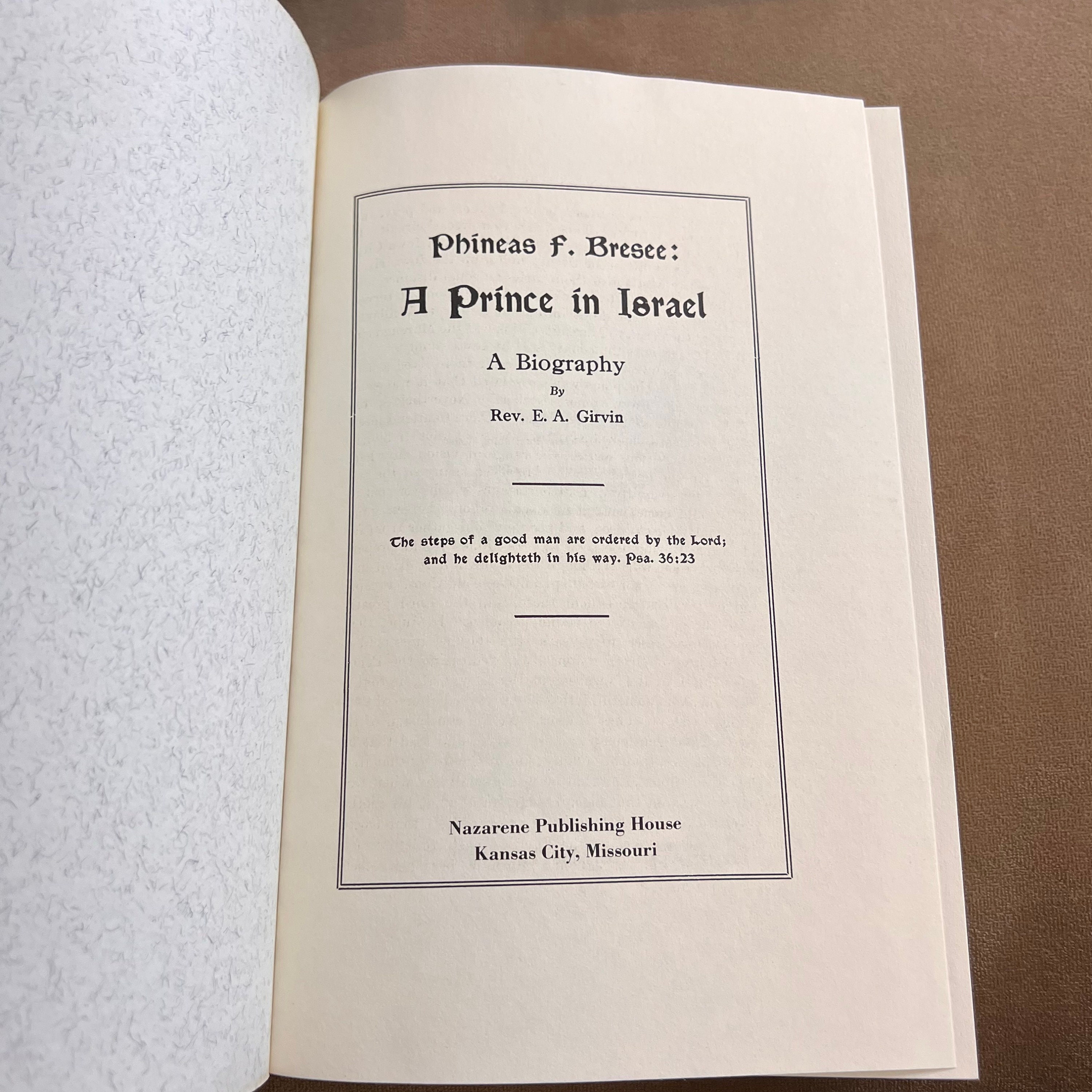 Phineas F. Bresee: A Prince in Israel by Rev E.A. Girvin - Etsy