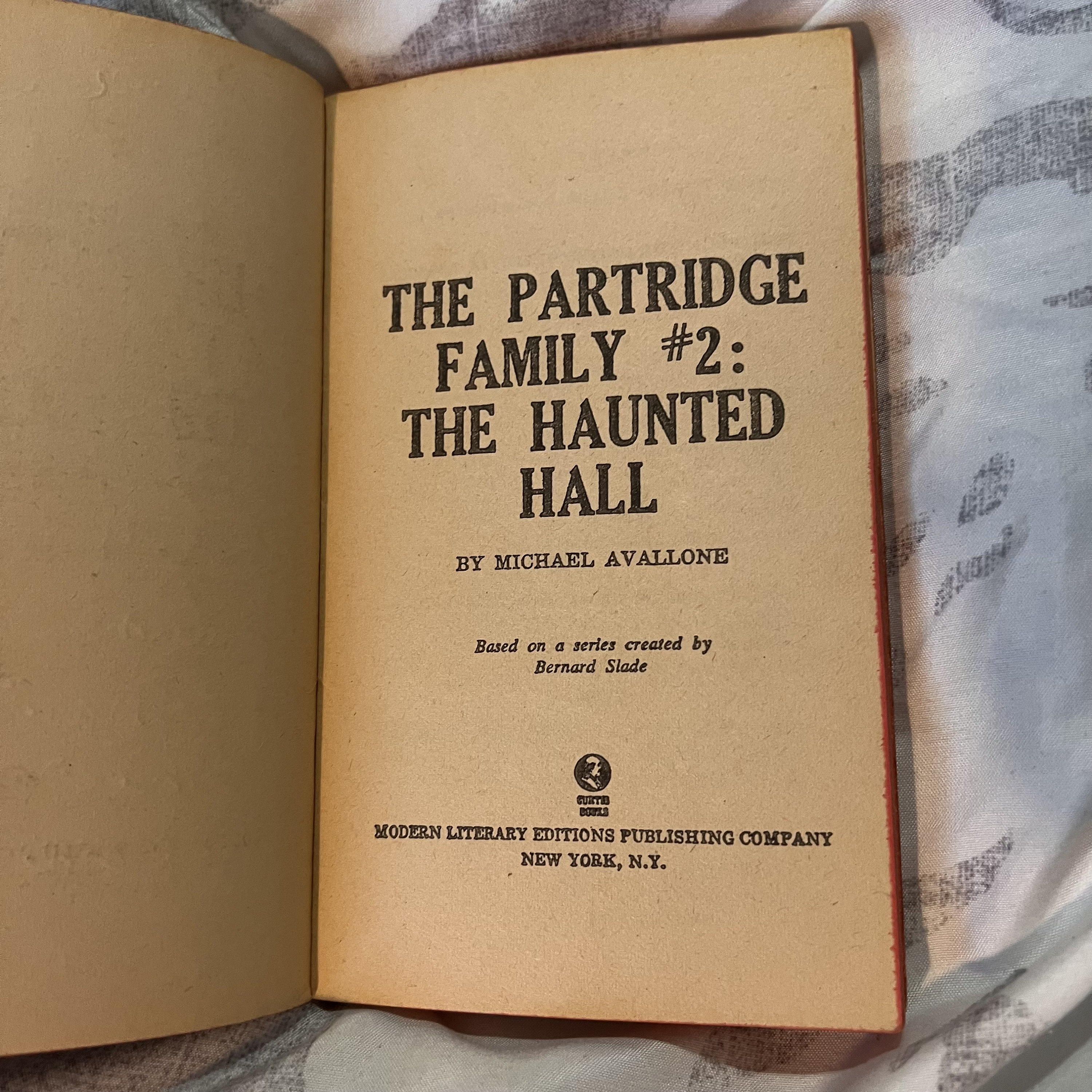 The Partridge Family 2: the Haunted Hall by Michael Avallone 1970 ...