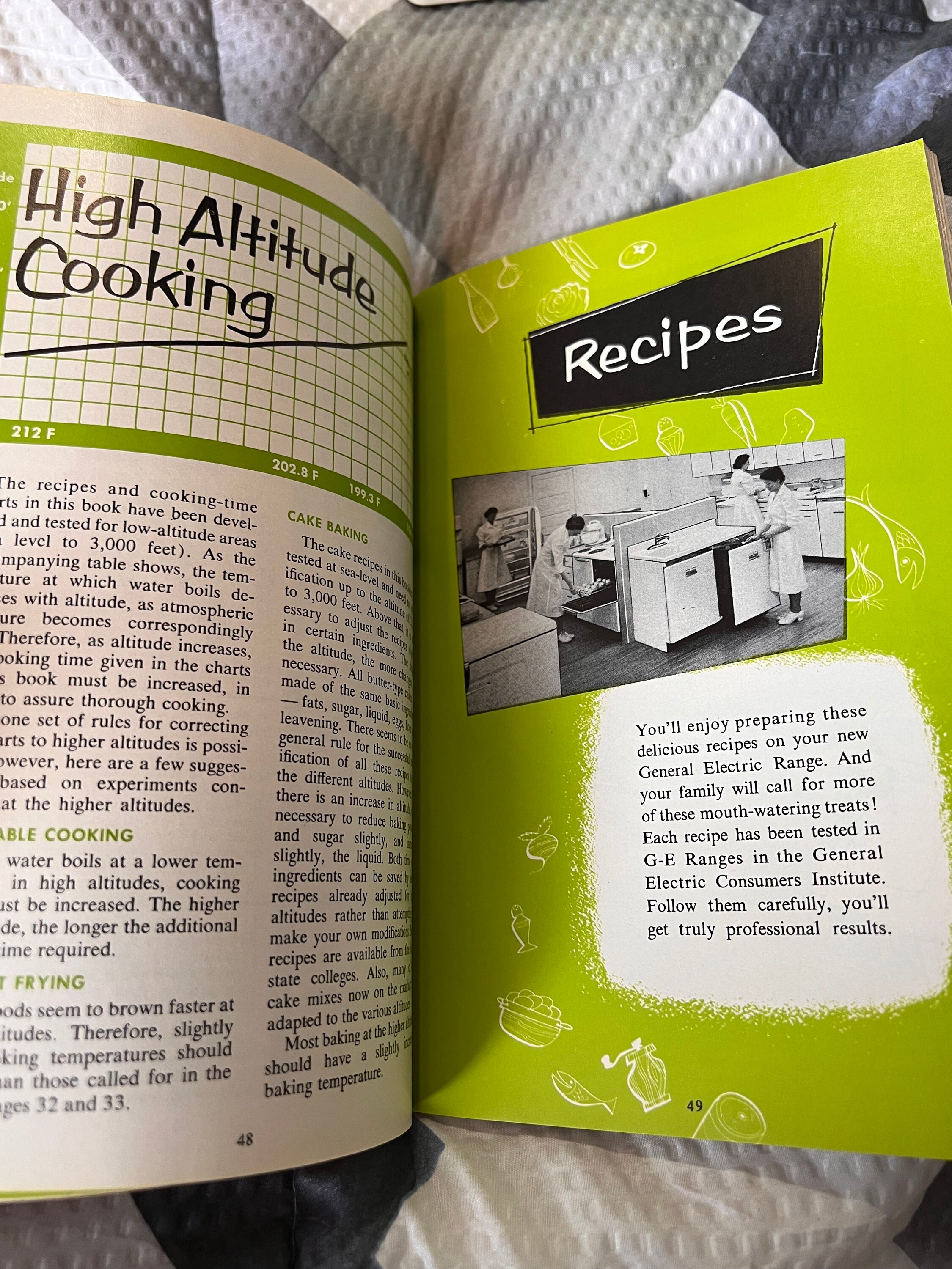 How to Enjoy Speed Cooking, Electric Range General Electric Vintage ...