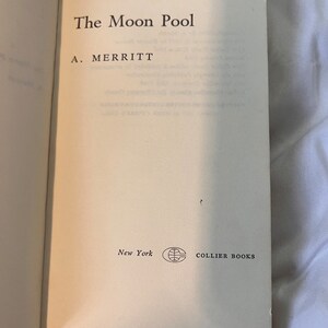 The Moon Pool, A. Merrit Vintage Science Fiction Paperback 1971 - Etsy