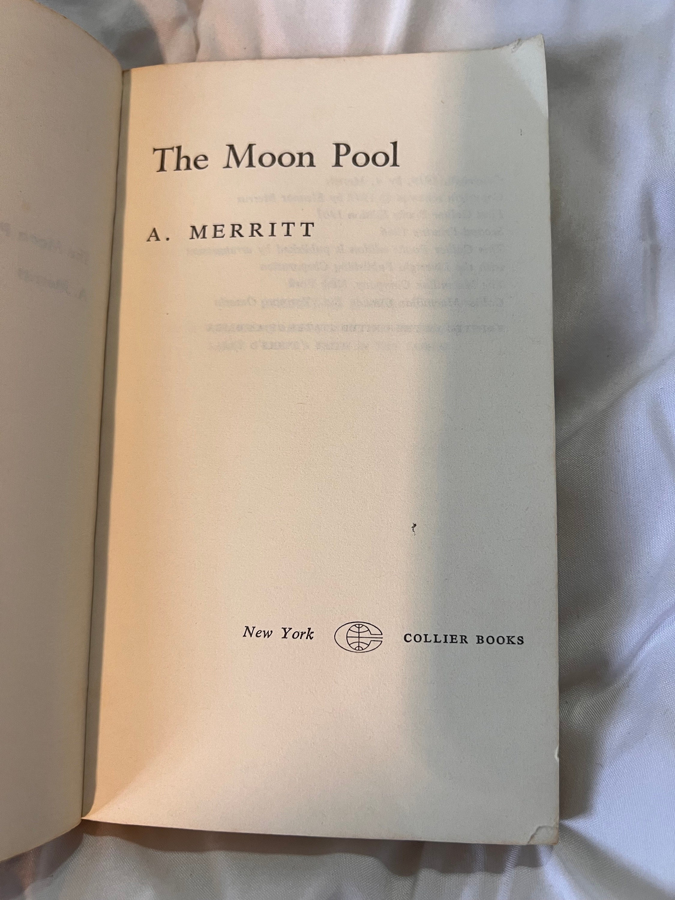 The Moon Pool, A. Merrit Vintage Science Fiction Paperback 1971 - Etsy