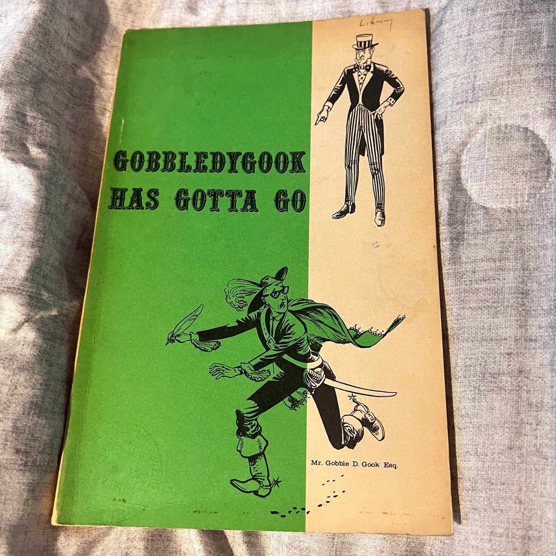 Gobbledygook Has Got to Go, John O’hayre, Vintage Book, U.S. Department ...