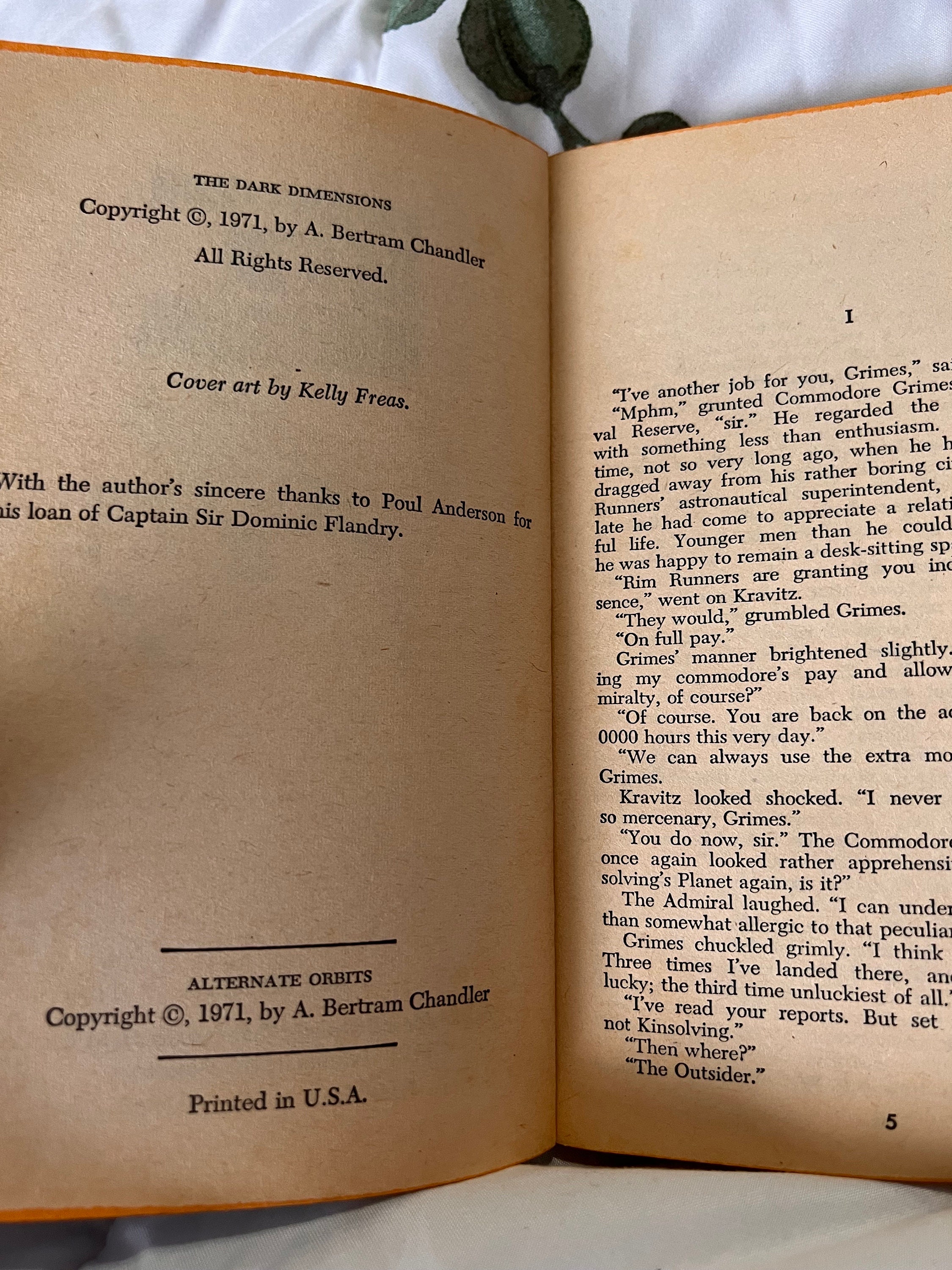 The Dark Dimensions / Alternate Orbits, A. Bertram Chandler Ace Double ...