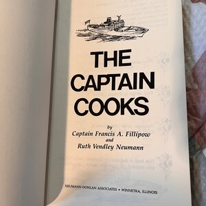The Captain Cooks, Captain Francis A. Fillipow, Vintage Soft Cover ...