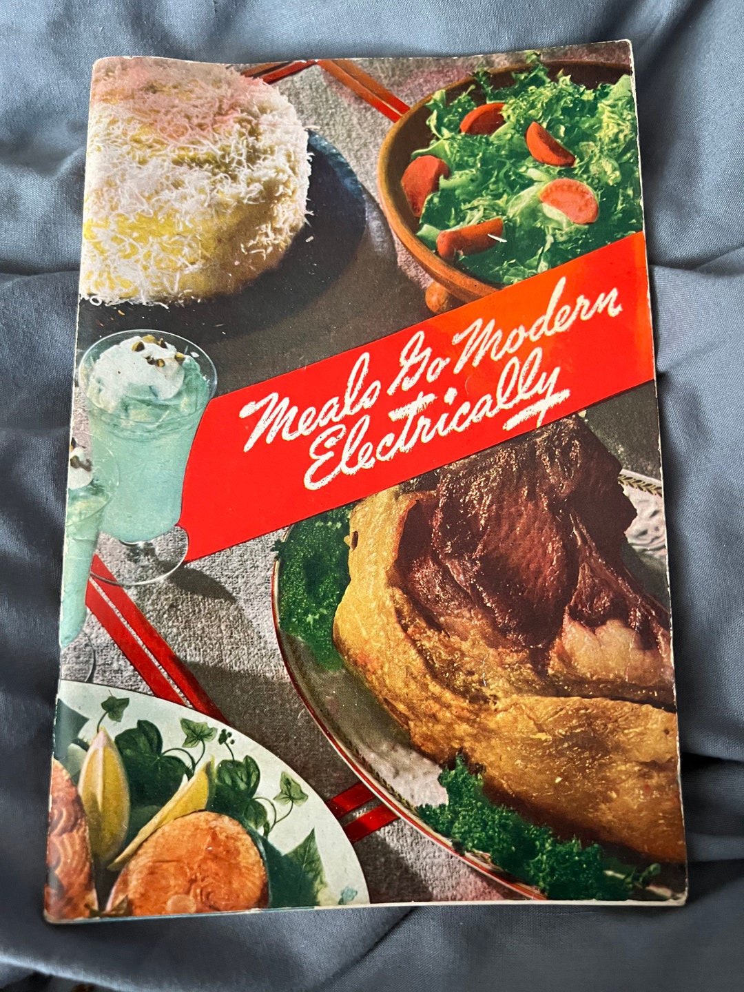 1940 Meals Go Modern Electrically Vintage Cookbook Pamphlet - Etsy