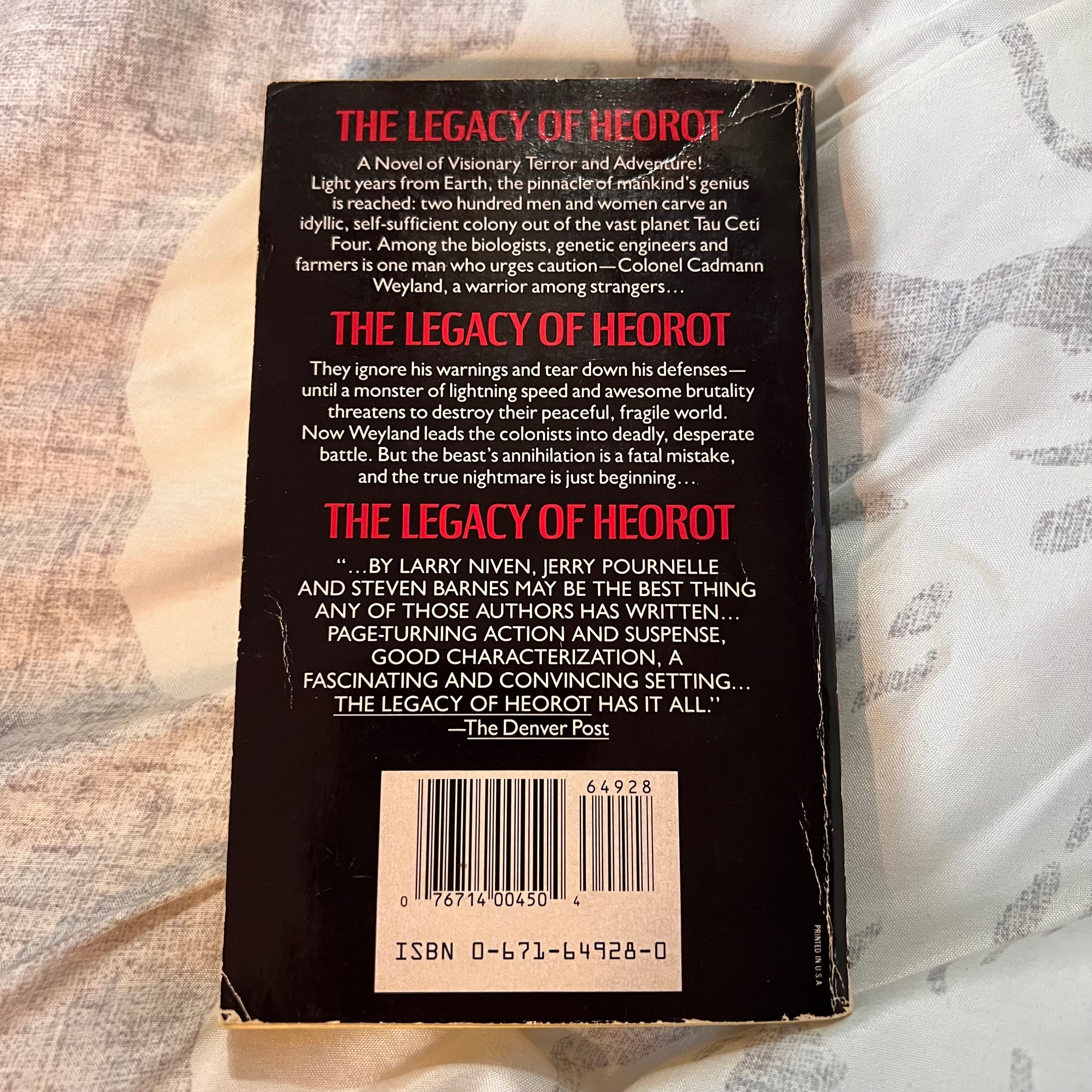 The Legacy of Heorot Larry Niven Jerry Pournelle Steven - Etsy
