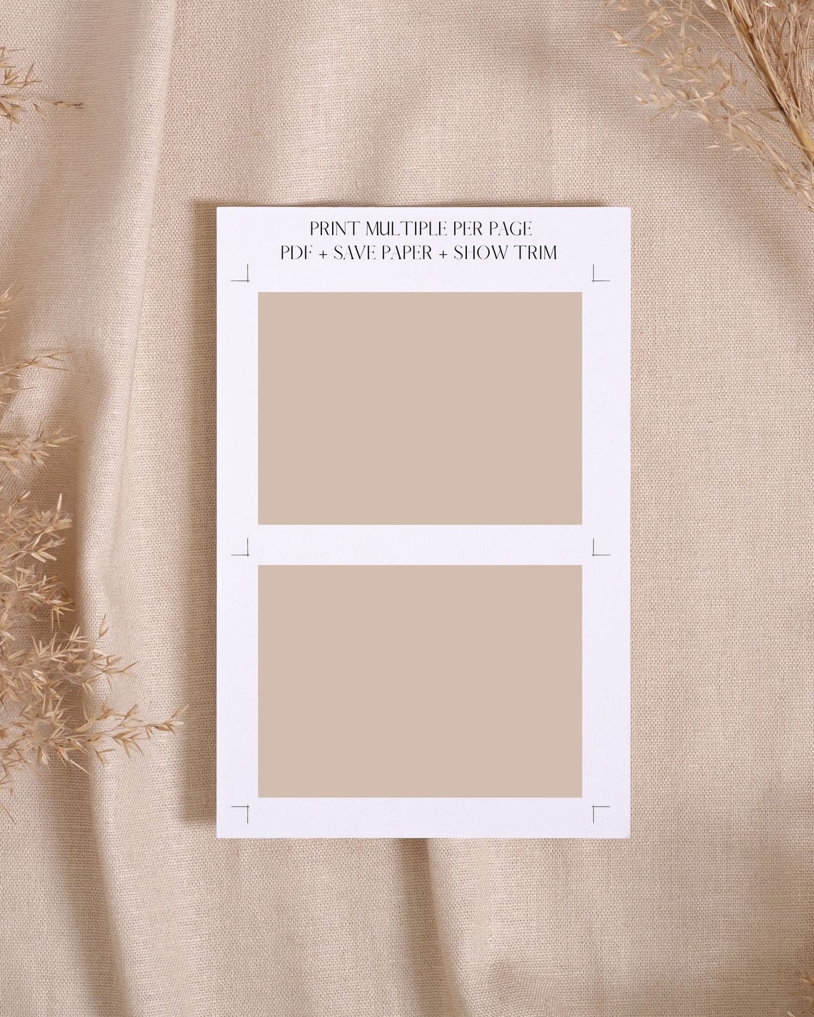 Wedding Attire Card Template Neutral Wedding Color Palette - Etsy