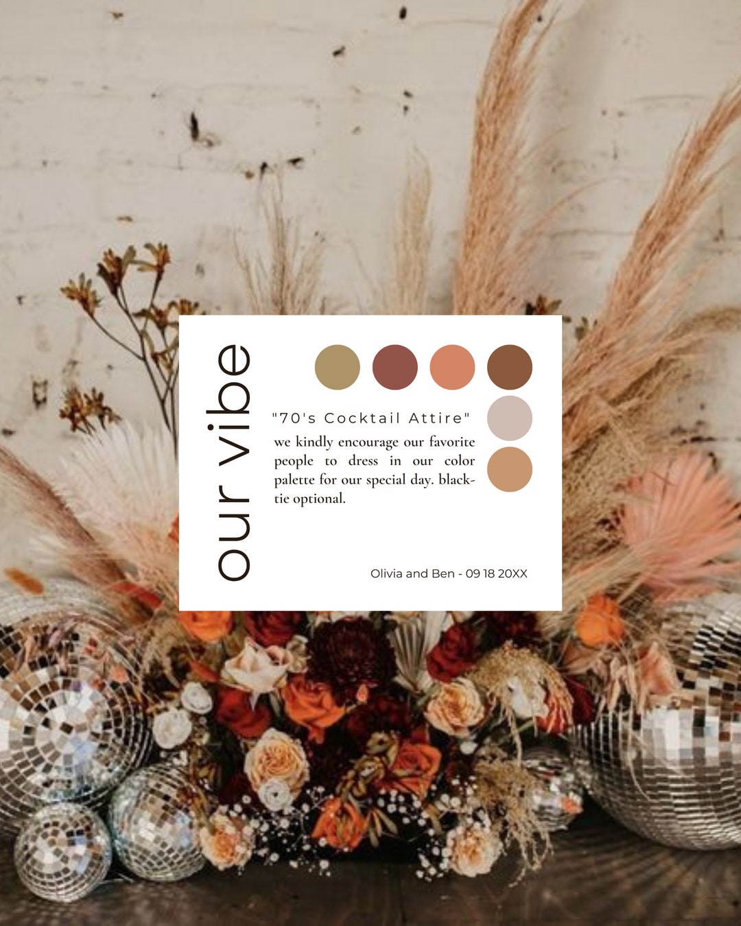 Wedding Attire Card Template Neutral Wedding Color Palette Insert wedding-attire-card-template-neutral-wedding-color-palette-insert