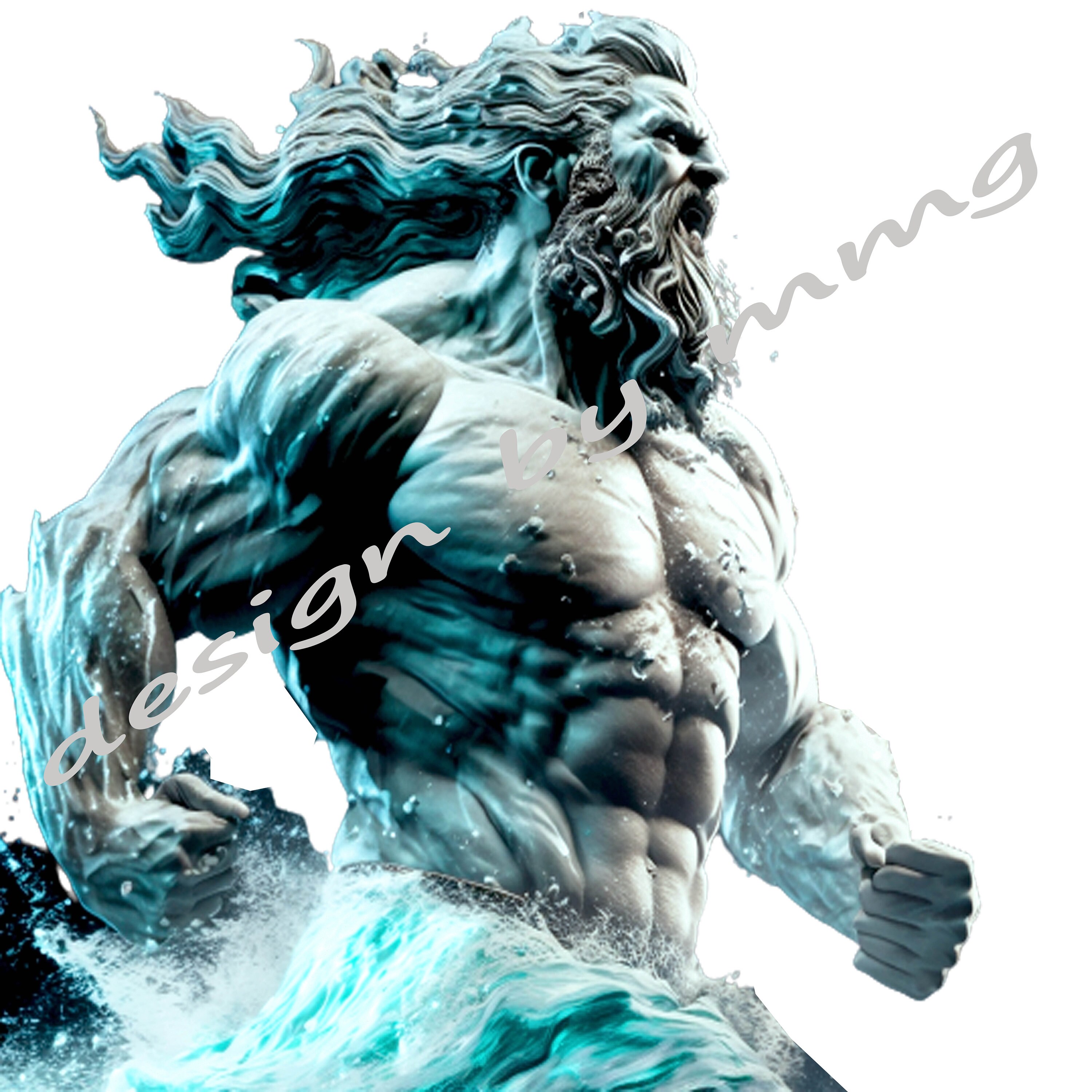 ZEUS Olympian God of the Sky and the Thunder- PNG/JPG - Sublimation ...