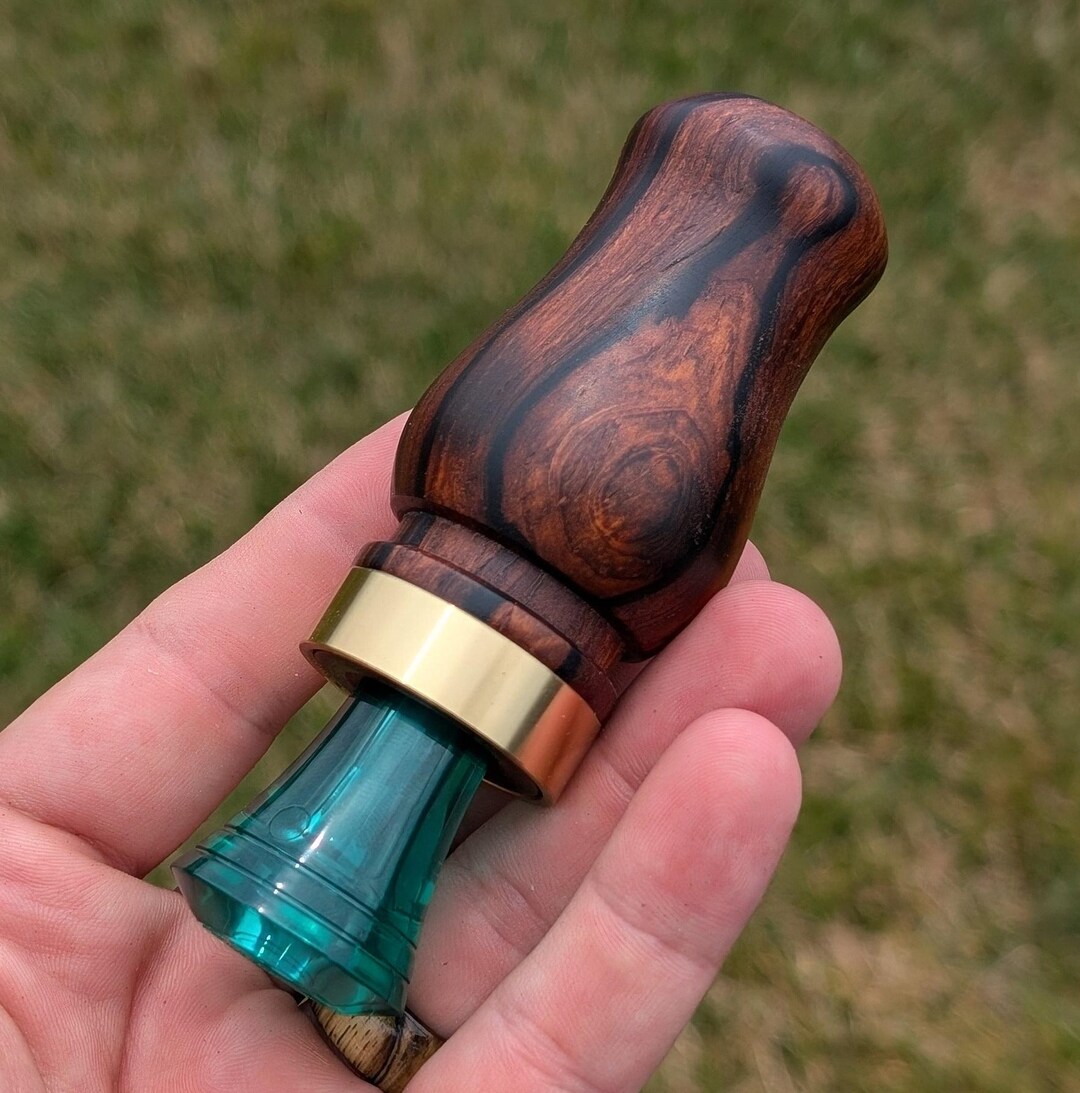 Duck Call - Cocobolo / Green - Etsy