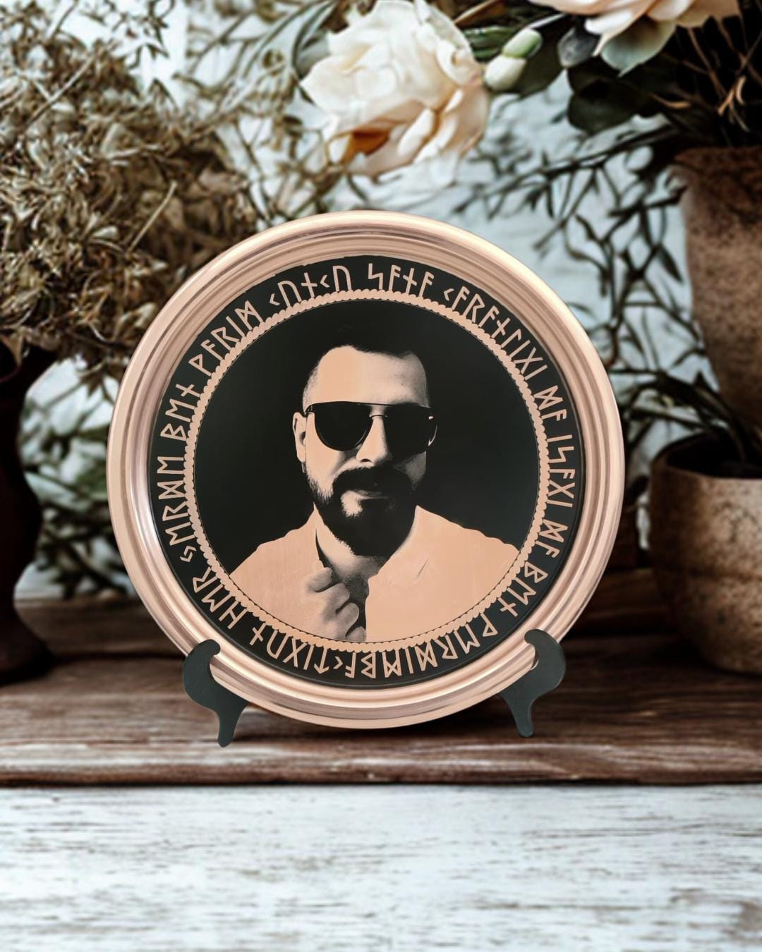 Custom Laser Engraved Copper Portrait –personalized Photo on Real ...