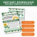 St. Patrick's Day Lucky Gram Flyer Editable Template, Saint Patrick's ...