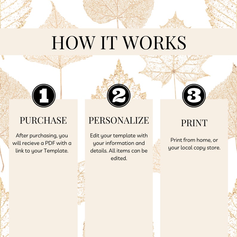 Editable Fall Signature Drinks Sign Autumn Signature - Etsy