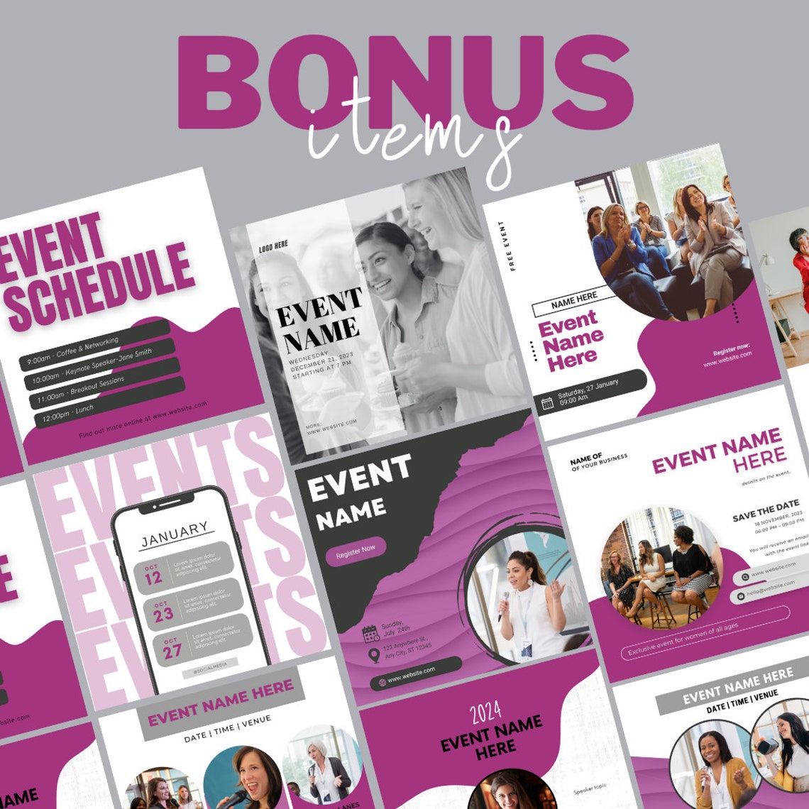 Event Planner Google Sheet, Customizable, Budget, Guest List, Agenda ...