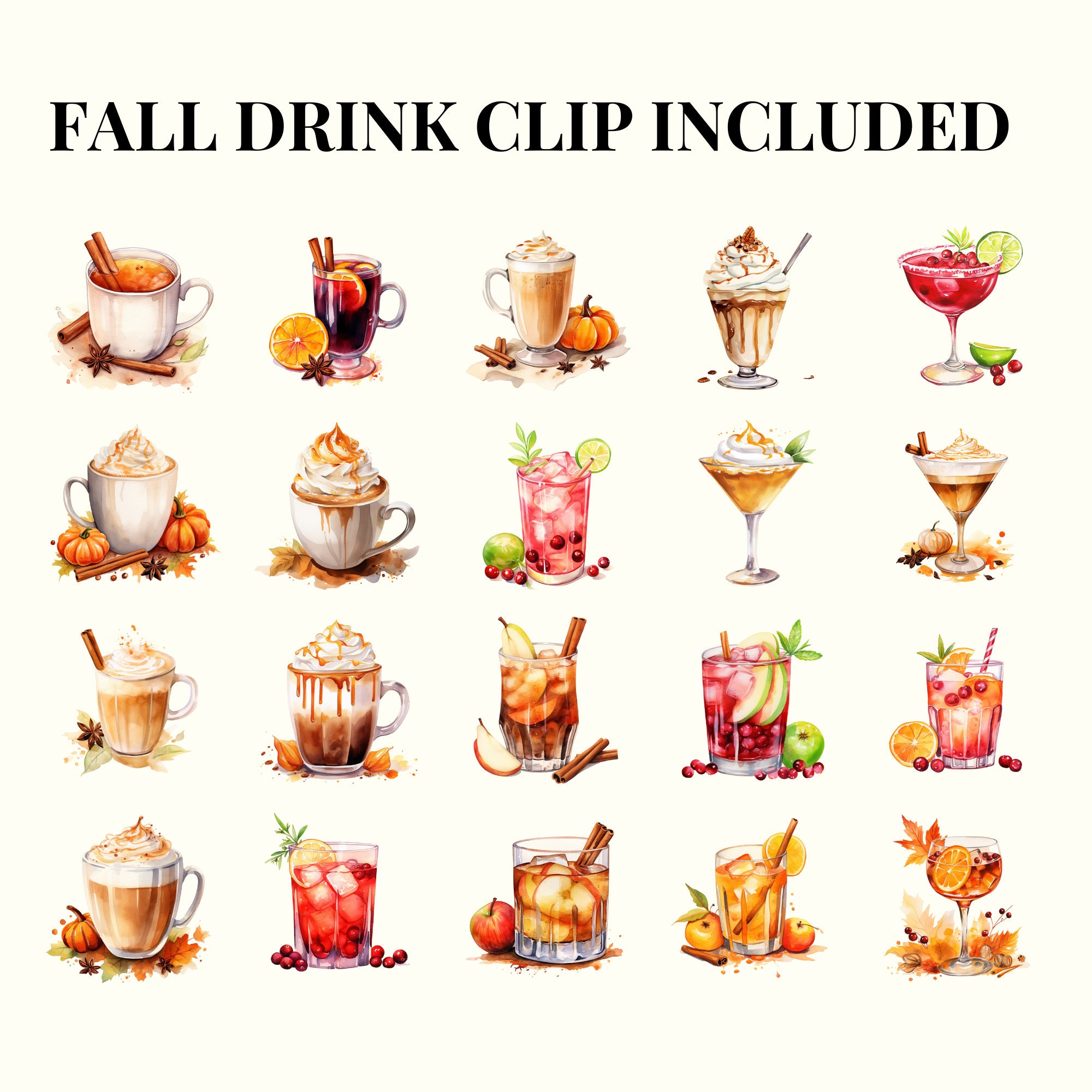 Editable Fall Signature Drinks Sign Autumn Signature - Etsy