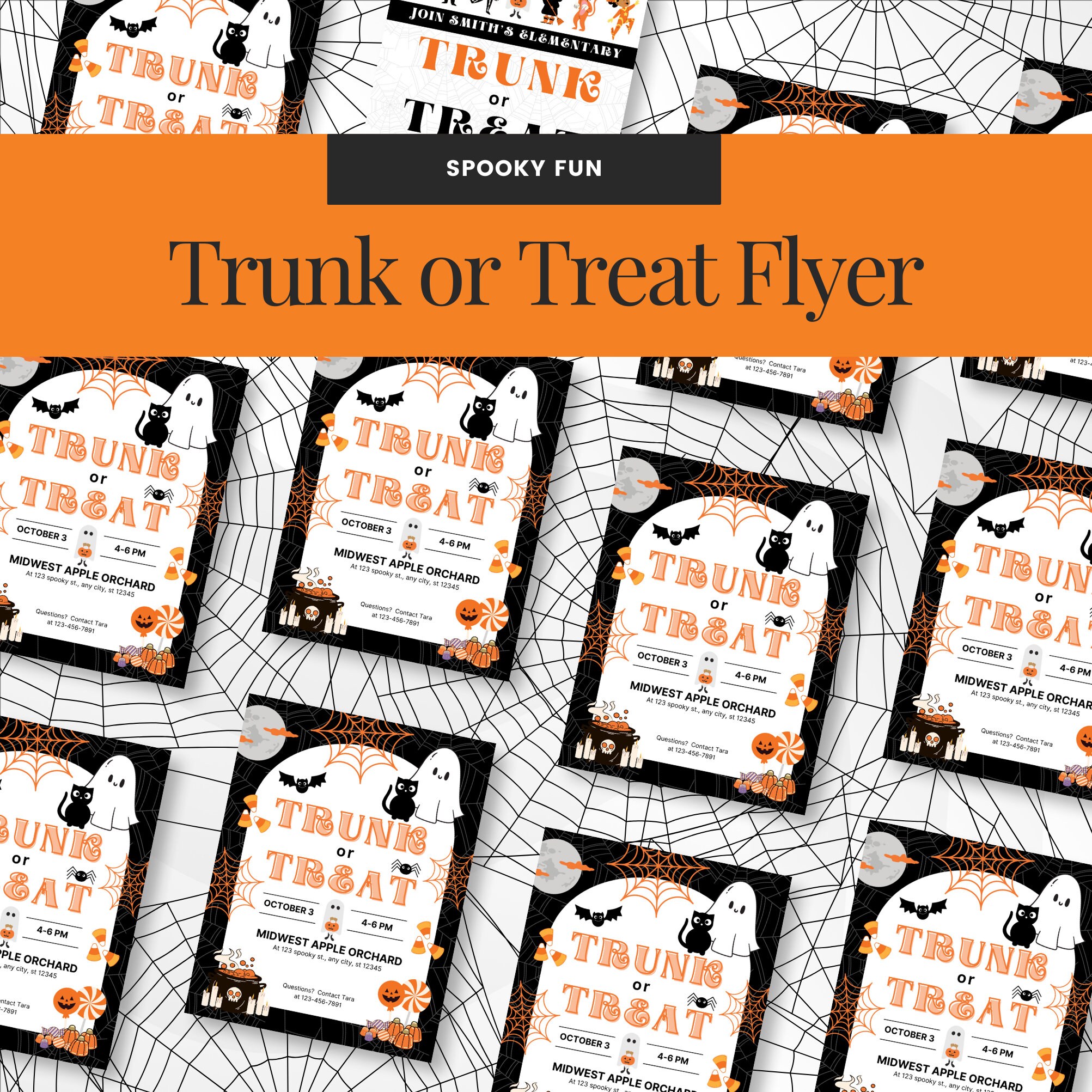 Editable Church Trunk or Treat Party, Editable Trunk or Treat ...