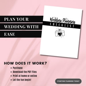 Printable Wedding Attire Checklist, Printable Wedding Planning ...