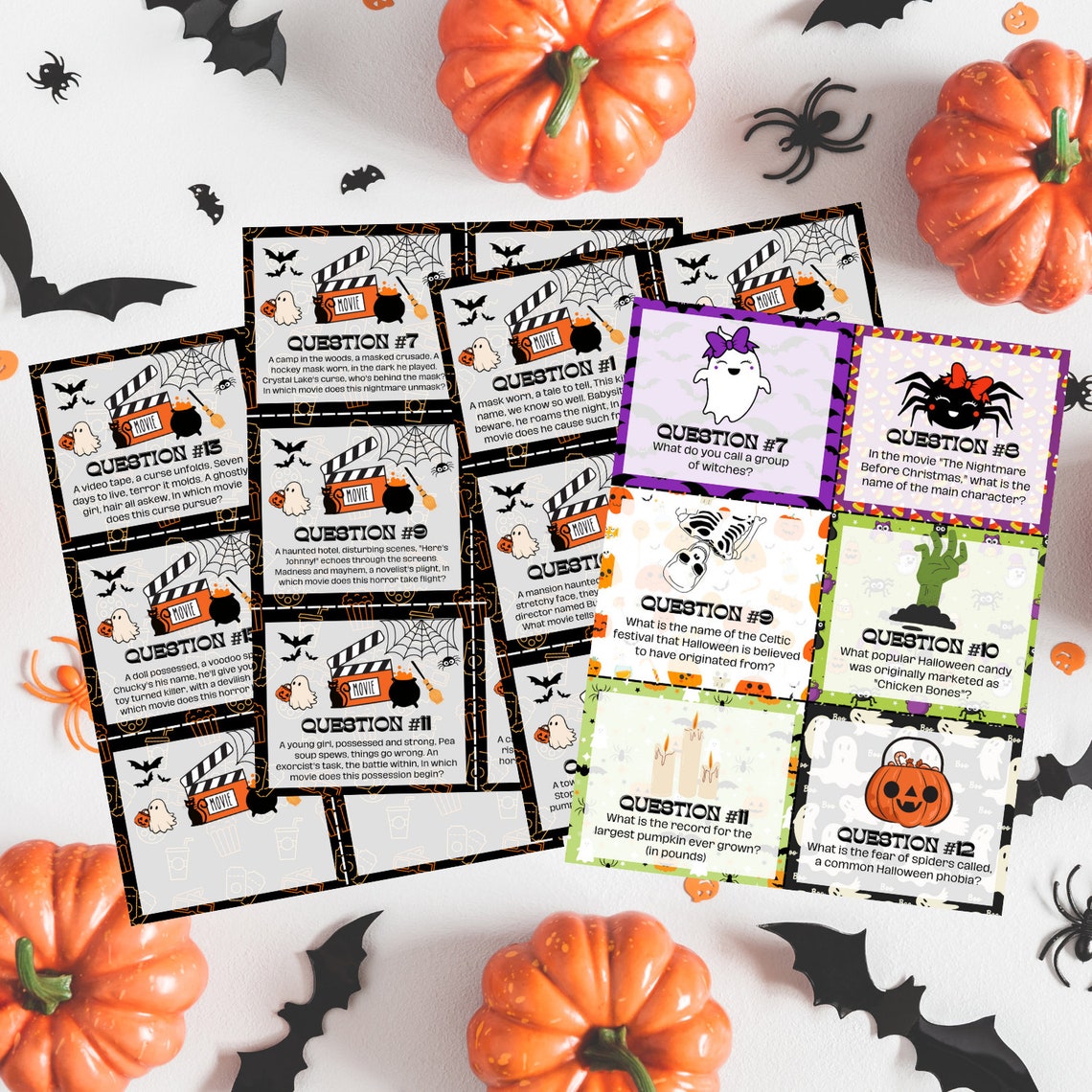 Printable Halloween Scavenger Hunt Outdoor and Indoor, Halloween ...