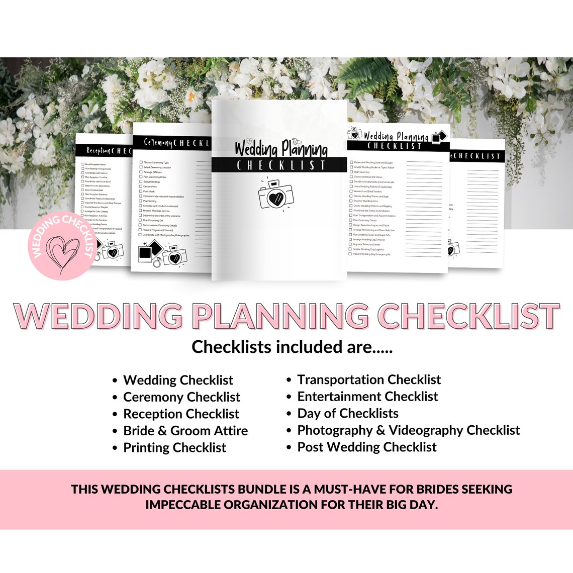 Printable Wedding Attire Checklist, Printable Wedding Planning ...