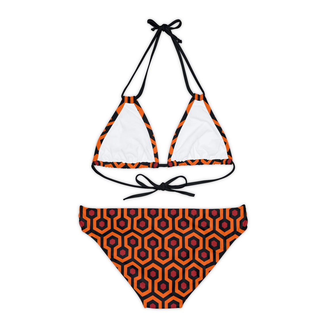 Horror Women's Goth Bikini Swimsuit Top and Bottom in Classic Hotel ...
