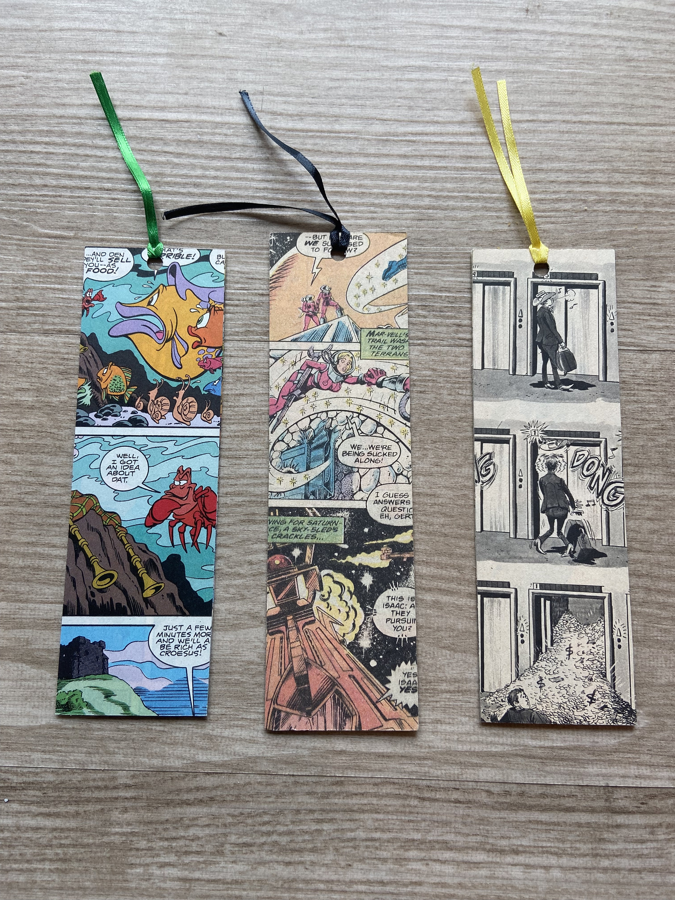 Superhero Comic Bookmarks Vintage Comic Book Art Customizable - Etsy