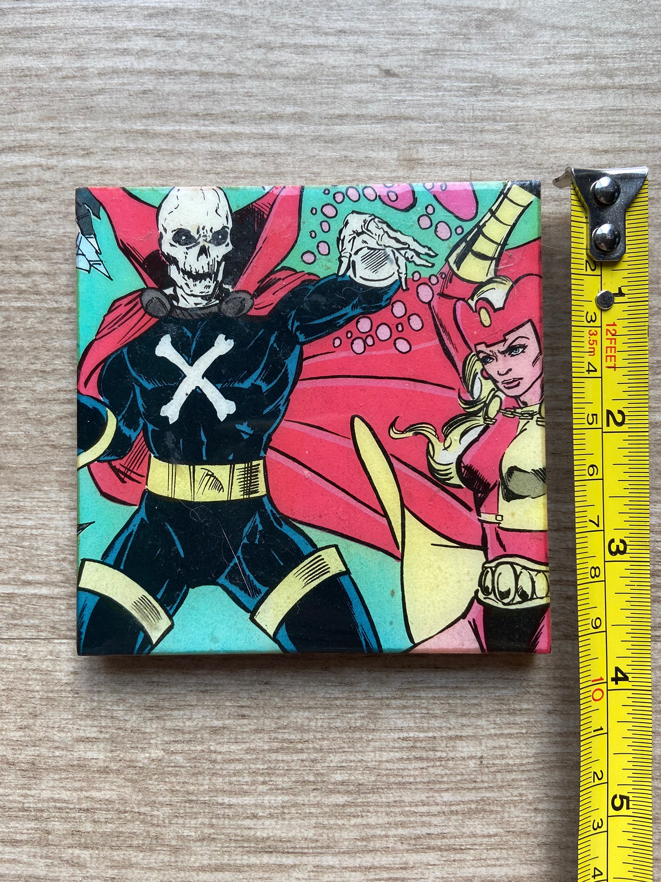 Superhero Comic Book Coasters Vintage Wooden Comic Book Art ...