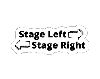 Stage Right Left - Etsy