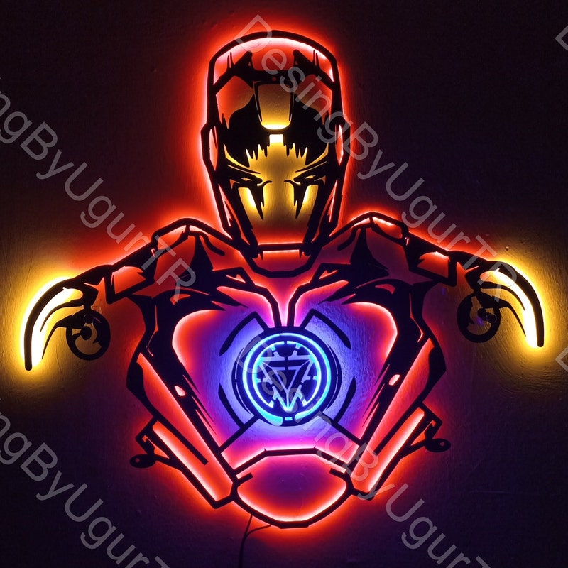 Iron Man Silhouette - Etsy