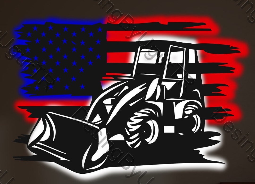 Farmer, USA Flag, Tractor, Farmer Flag, Usa Farmer, Farmer Led Decor ...