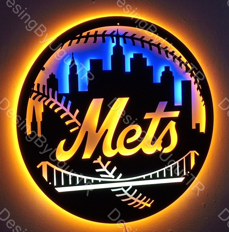 Mets, Newyork Mets, Mets Decor, New York Steel Decor, Metal New York ...