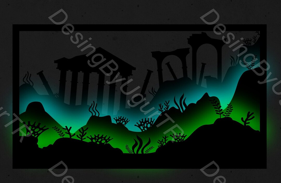 Forest, Safari, 3D Wooded, Jungle, 3d Led Sign, Safari Led Sign, 3d ...