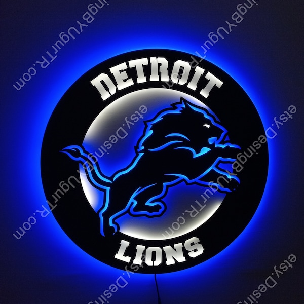 Detroit Lions Sign - Etsy