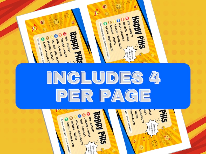 Happy Pills | Printable Label | Gag Gift | Fun Gift | Novelty Candy ...